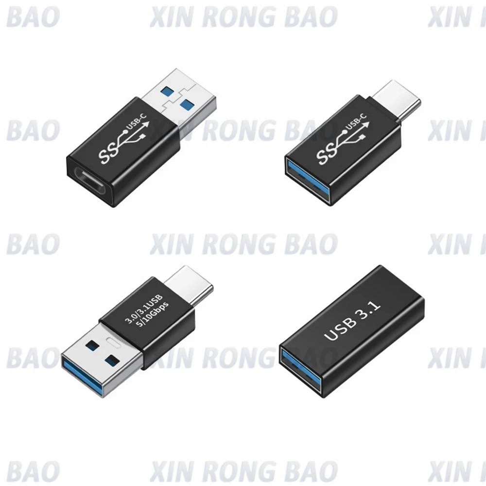 USB3.0 Connector USB To TYPE-C Adapter 5Gbps USB3.1Gen1 Male to Female ...