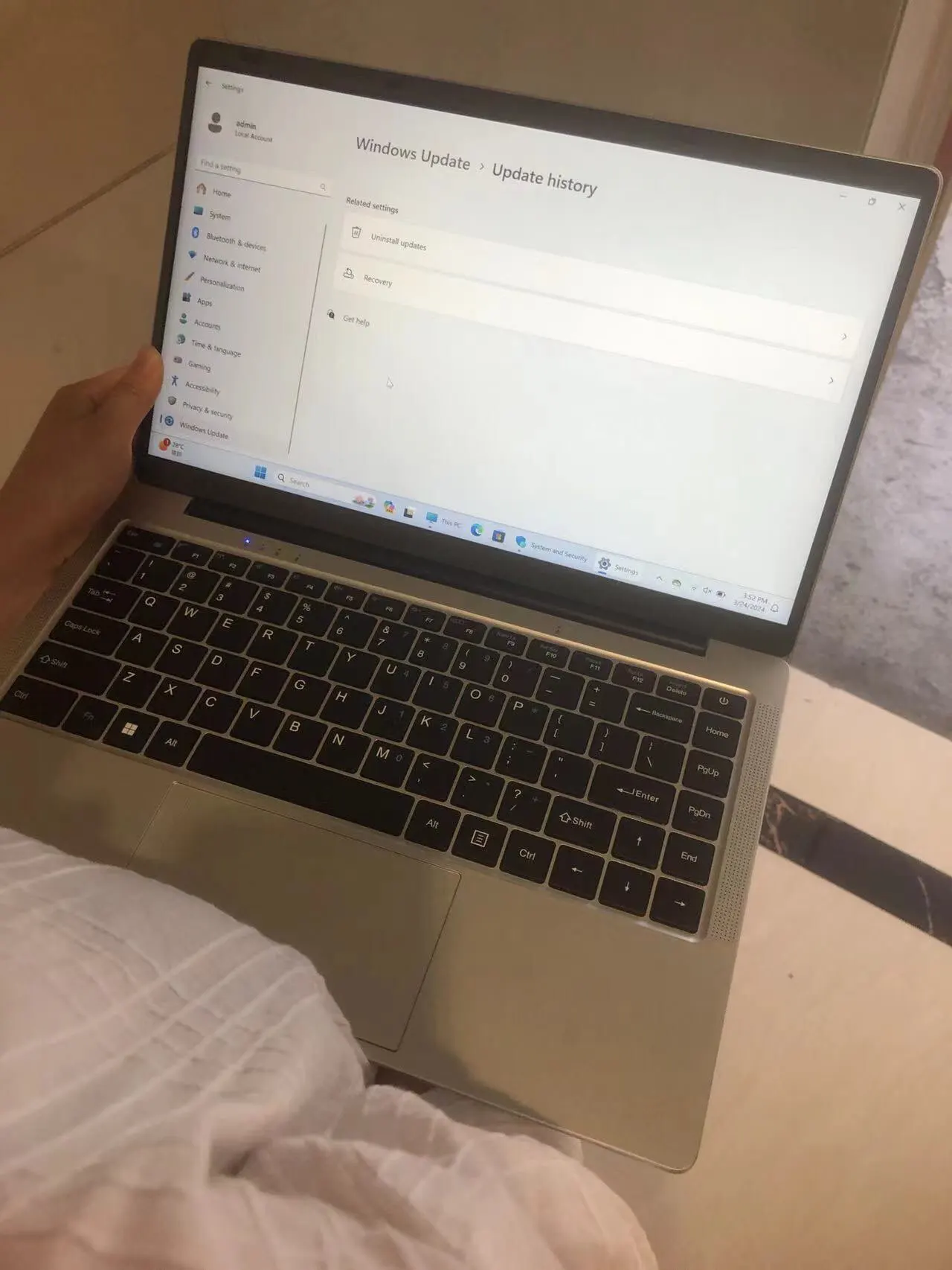 2024 New Laptop Computer Windows 11 Pro Ultra Slim Notebook 14.1 Inch ...