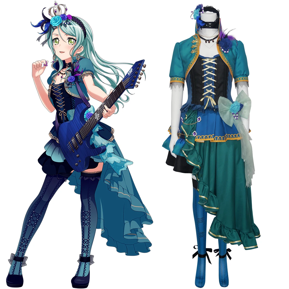 BanG Dream! Roselia Opera Of The Wasteland Blue Roses in Harmony Hikawa ...