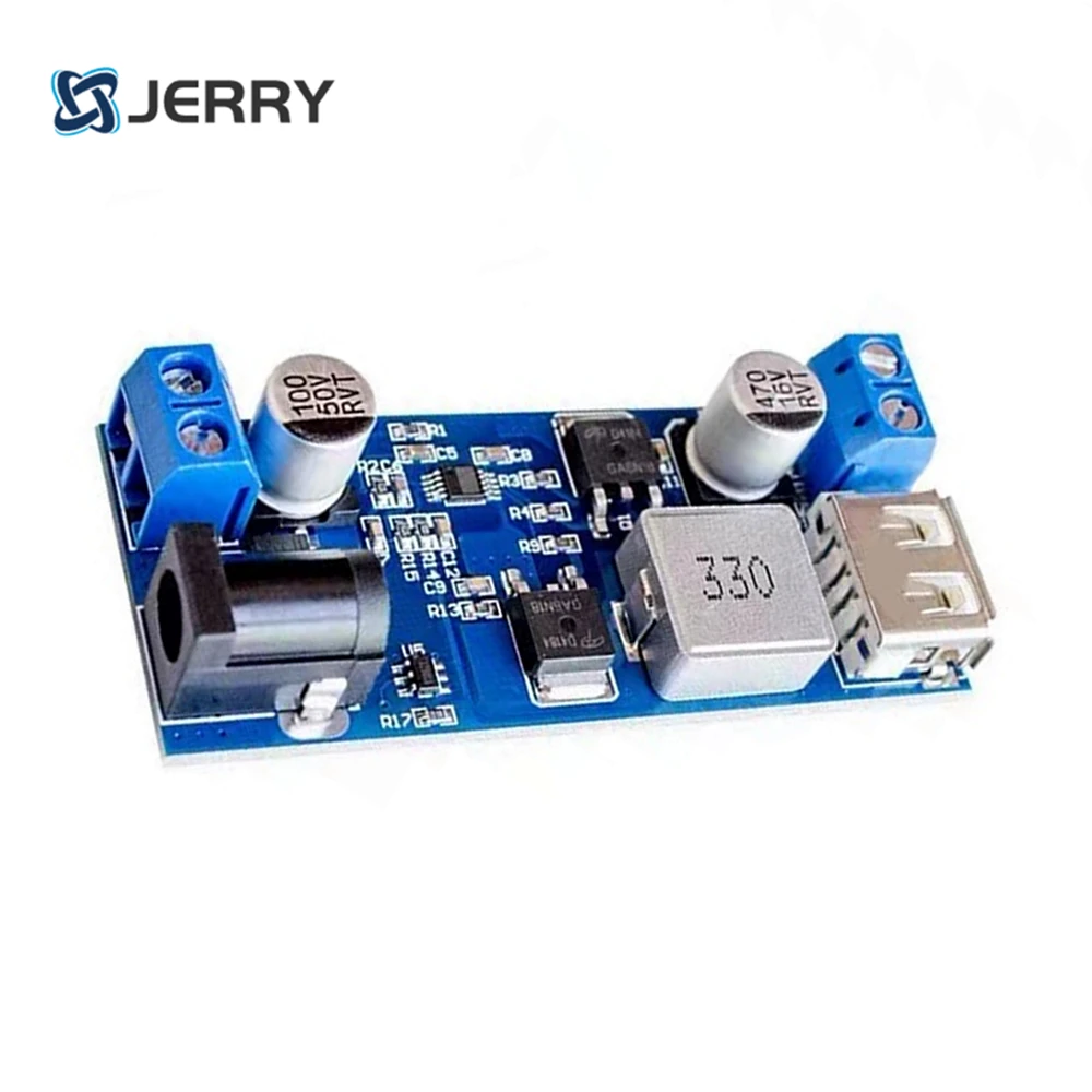 12v To Usb Adapter DC-DC 24V/12V To 5V 5A Step Down Power Supply Buck ...