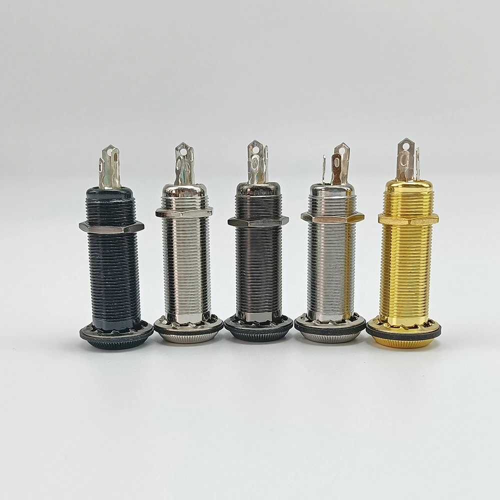 Threaded Cylinder Electric Guitar Pickup Endpin Jack Output Input Jack ...