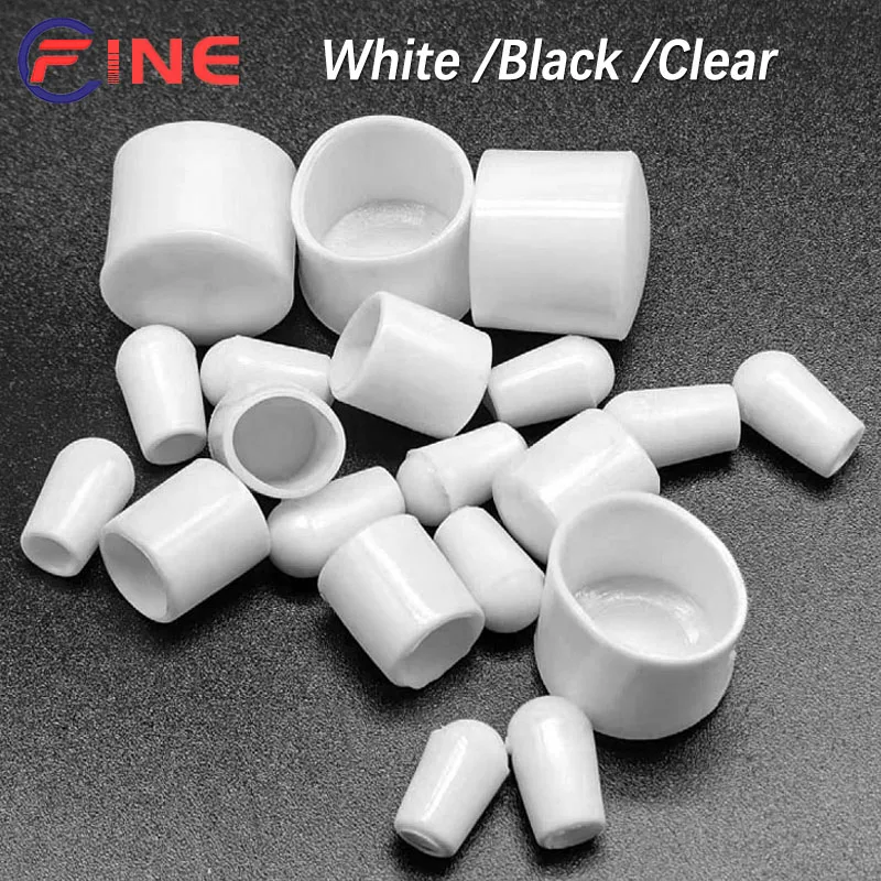 PVC-Round-Rubber-End-Cap-Tips-Foot-Cover-Female-Caps-Tube-Insert ...
