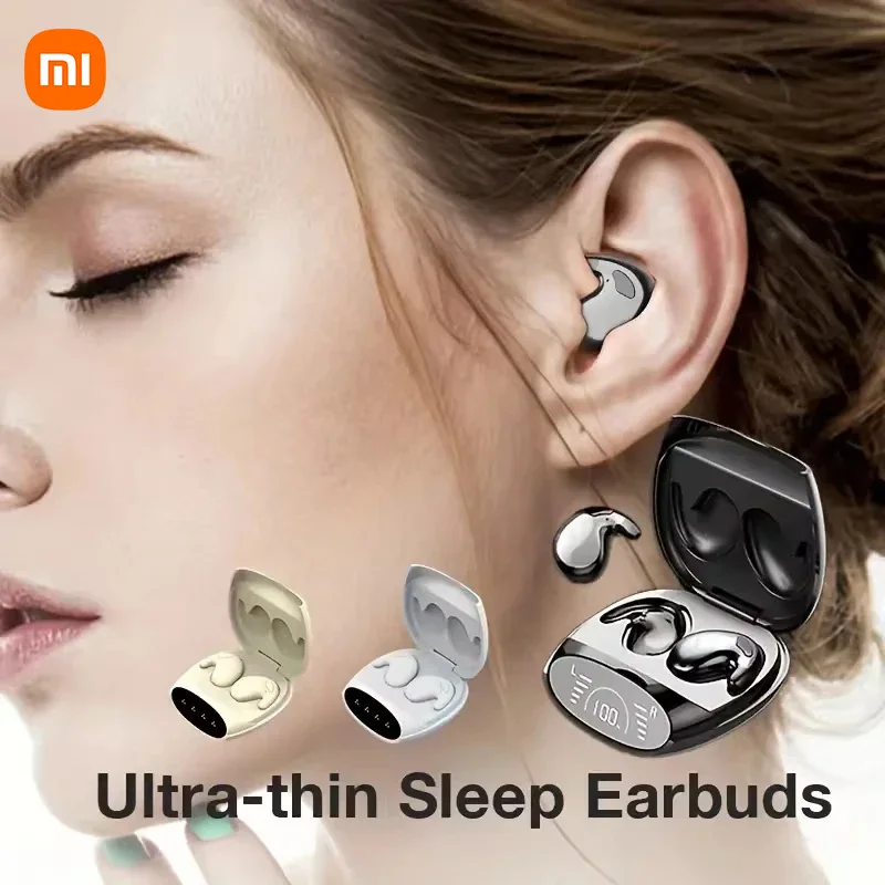 XIAOMI-MD528-Mini-Invisible-Sleeping-wireless-Earbuds-TWS-Bluetooth ...