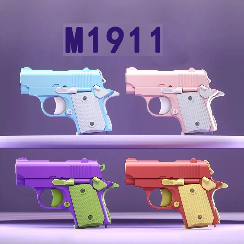 3D-Mini-1911-Model-Toy-Gun-Pistols-for-Boys-Kids-Bullets-No-Fire-Rubber ...