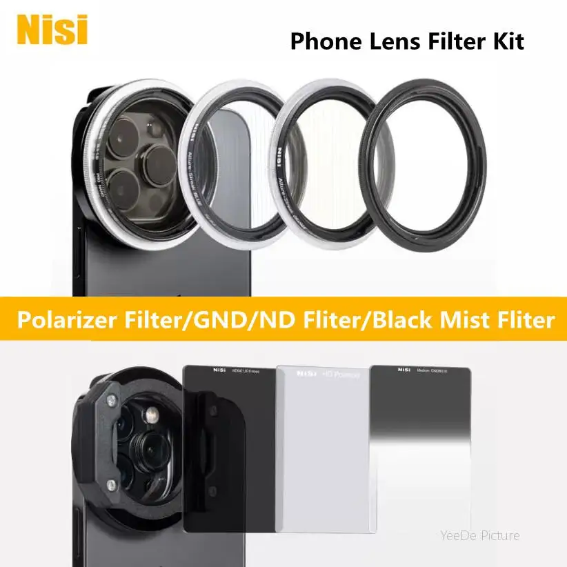 Nisi-Mobile-Phone-Filter-Kit-Black-Mist-Filter-GND-ND-Fliter-Polarizer ...