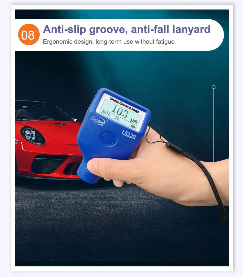 Linshang LS220 Automotive Paint Thickness Gauge