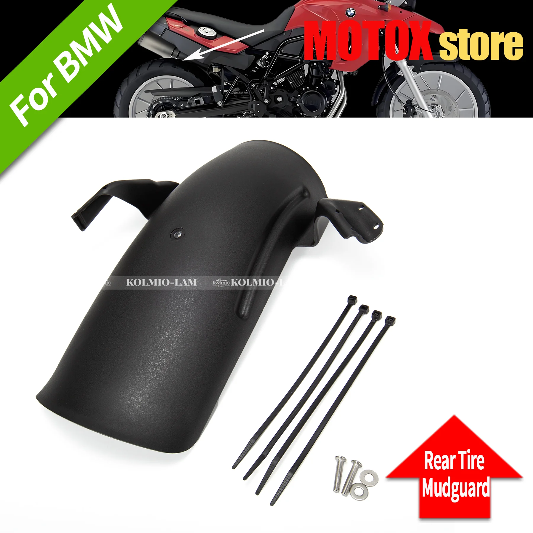 Black Fit for BMW F650GS F700GS F800GS F 800GS Adventure F 650GS 700GS ...