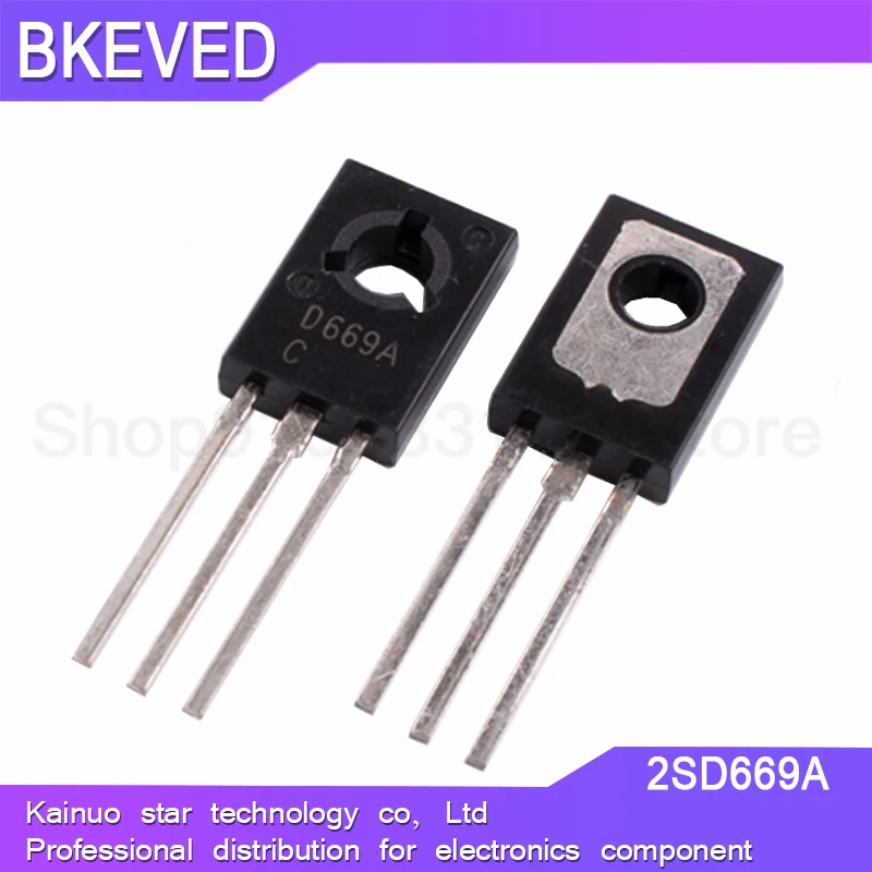 10PCS 2SD669A TO-126F 2SD669 D669A D669 TO-126 Triode new and original ...