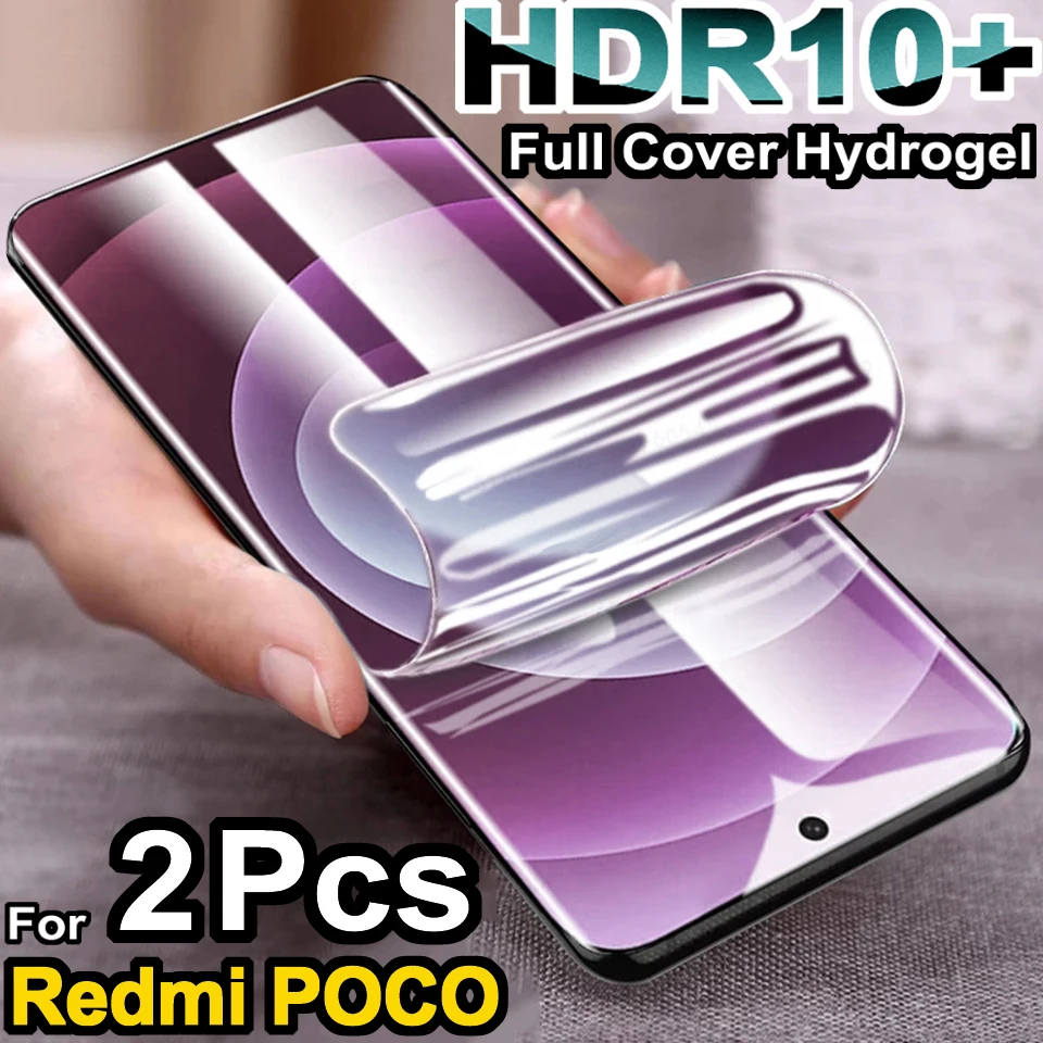 2-pe-as-filme-protetores-de-tela-cheia-pelicula-para-Xiaomi-Redmi-Note ...