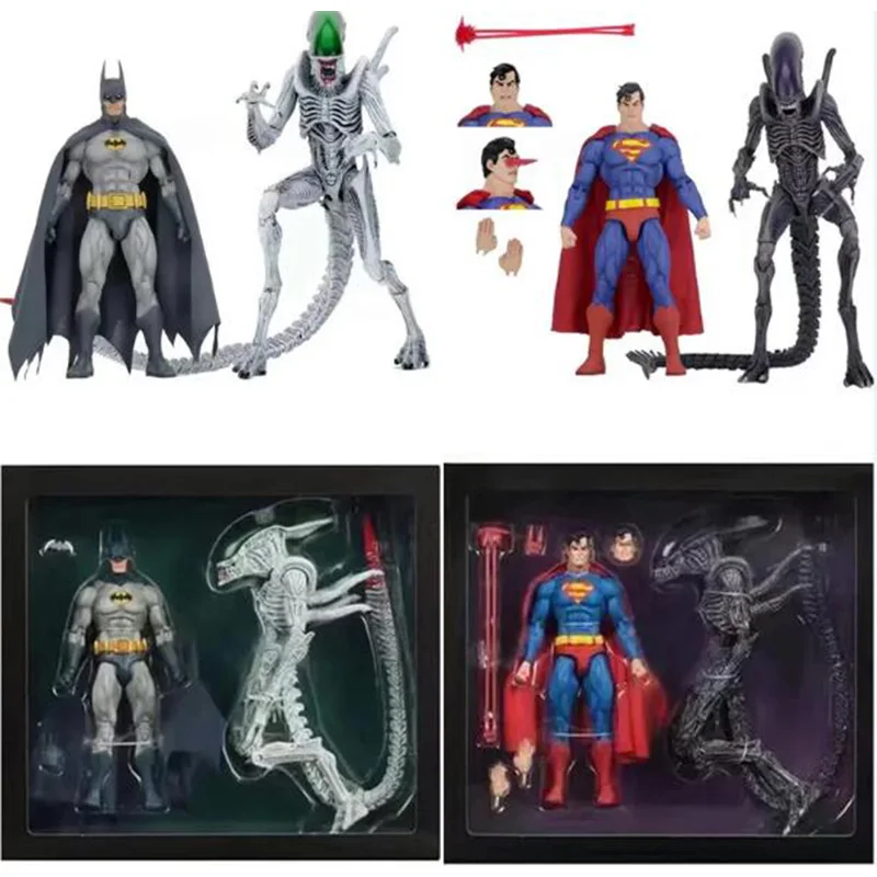 NECA-figura-DE-ACCI-N-DE-Aliens-VS-Superman-juguetes-de-modelos ...