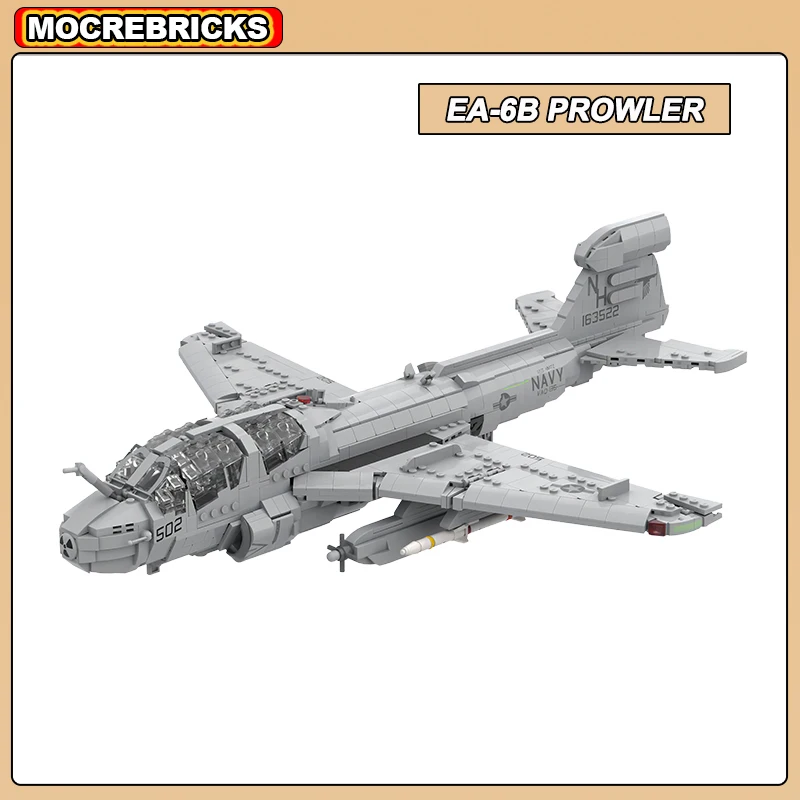 MOC-Military-Battle-Weapon-Electronic-Warfare-Aircraft-EA-6B-Prowler ...