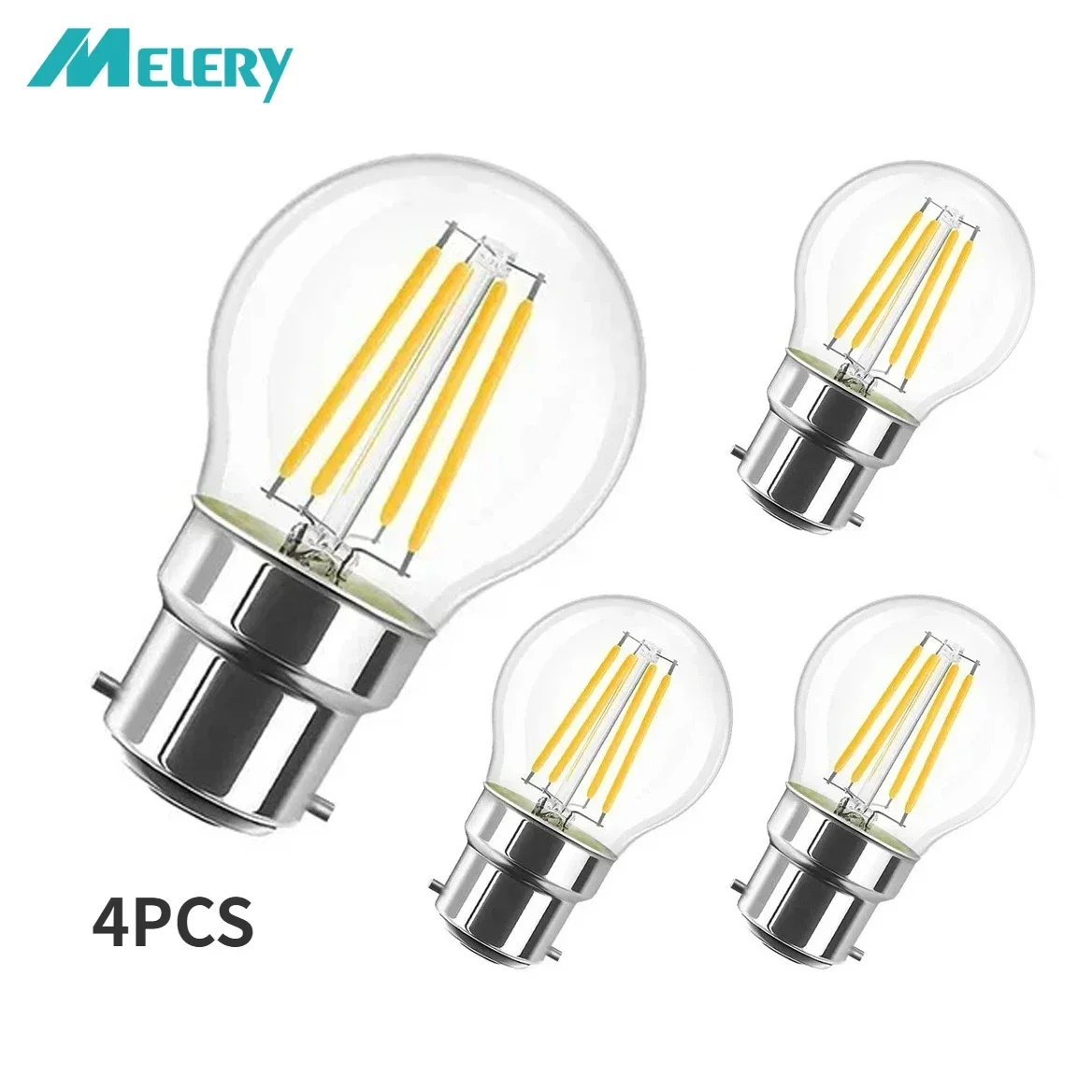 B22-Filament-LED-Light-Bulb-4W-Incandescent-Bayonet-Lamp-G45-2700K-Warm ...