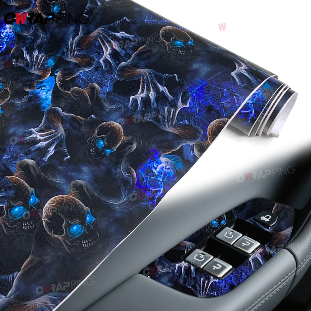 Graffiti Car Vinyl Adhesive Skull Sticker Decal Camouflage Stickers ...