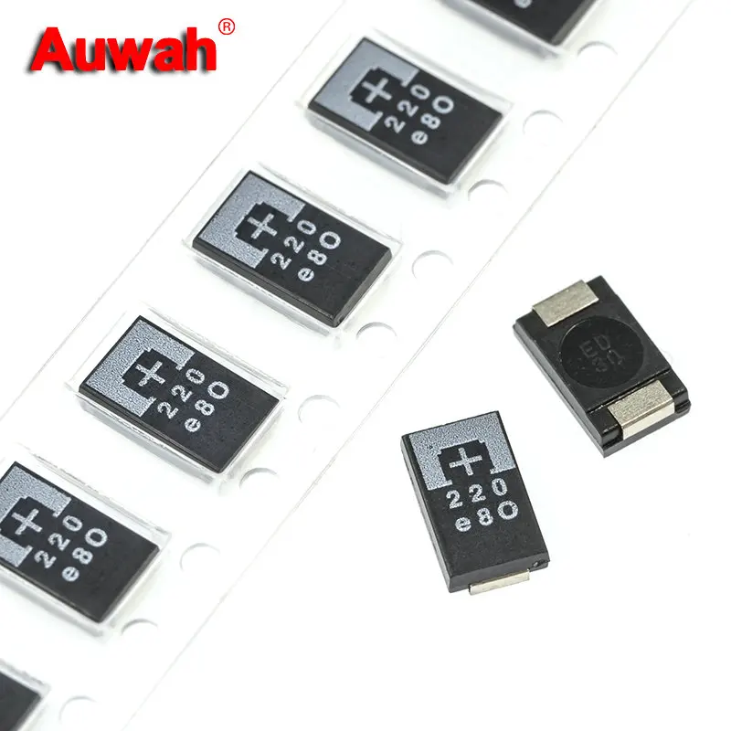 10pcs-2-5V-220UF-2R5TPE220M9-220MF-220MI-7343-SMD-Polymer-Tantalum ...