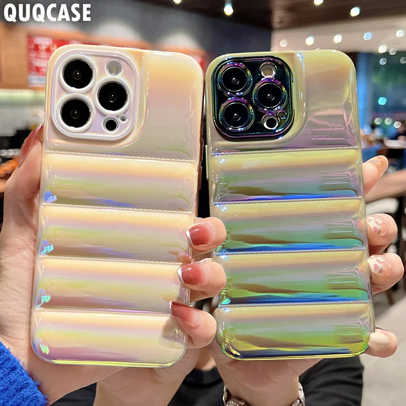 Fashion-Down-Jacket-Phone-Case-For-iPhone-13-Pro-Max-The-Puffer-For ...