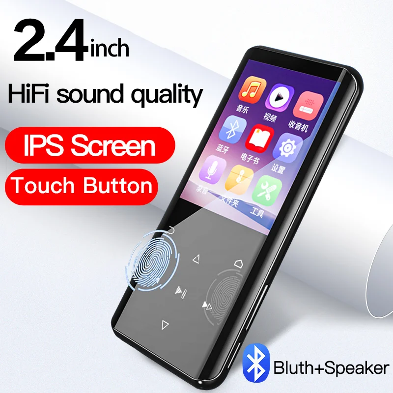 Ruizu D25 MP3 Music Player FM Radio Portable MP4 Touch With Bluetooth 2 ...
