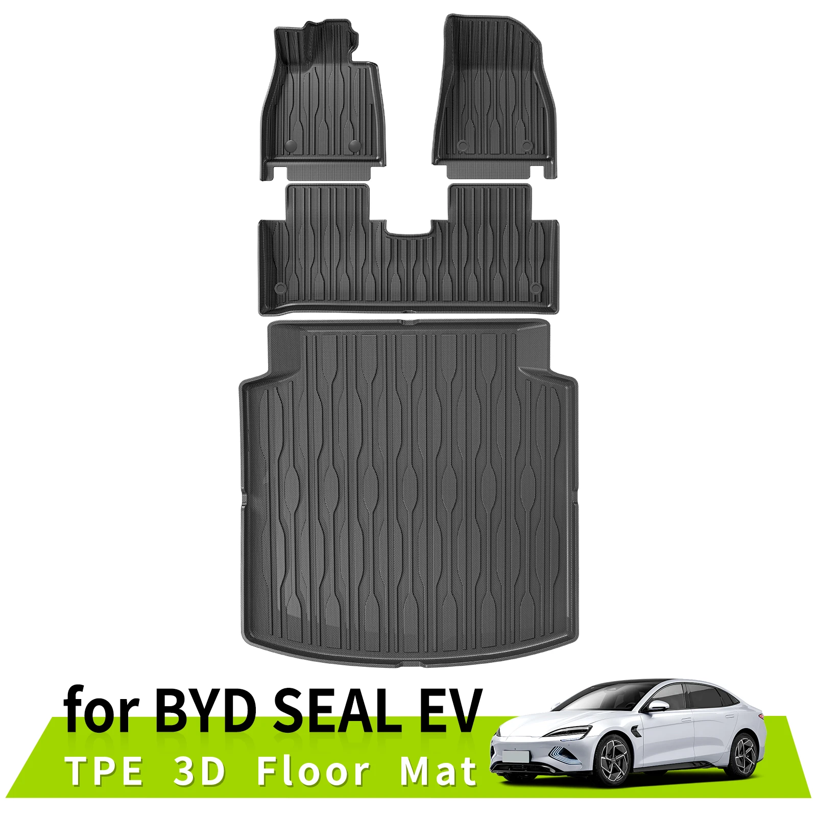 Car-Floor-Mats-for-BYD-Seal-EV-DMI-Trunk-Pad-Waterproof-Anti-Slip ...