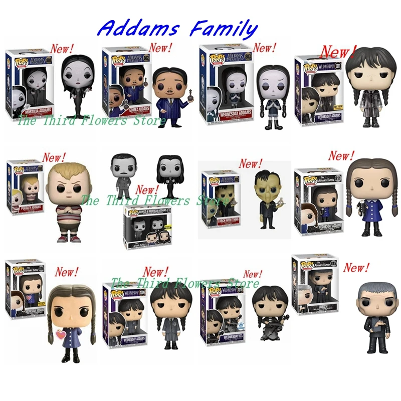 Funko Pop Figures 1309 1310 1311 Wednesday Addams Family 801 802 803 ...