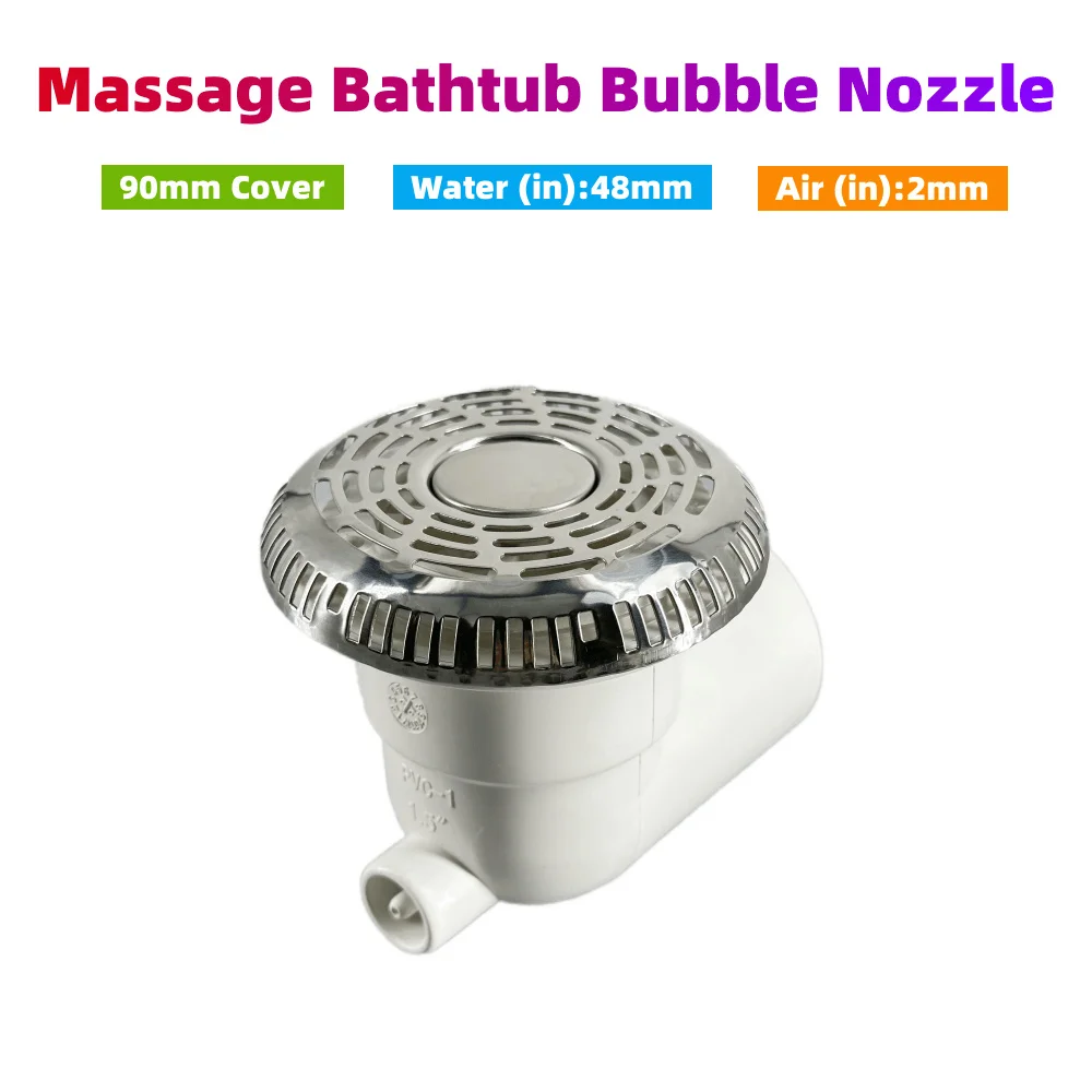 90mm Stainless Cover Ring Shape Bathtub Backwater Suction Cover PVC ...