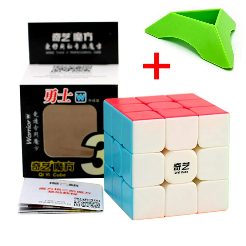 Qiyi Warrior W Colorful 3x3x3 Cube 3 Layers Magic Cube Profissional ...