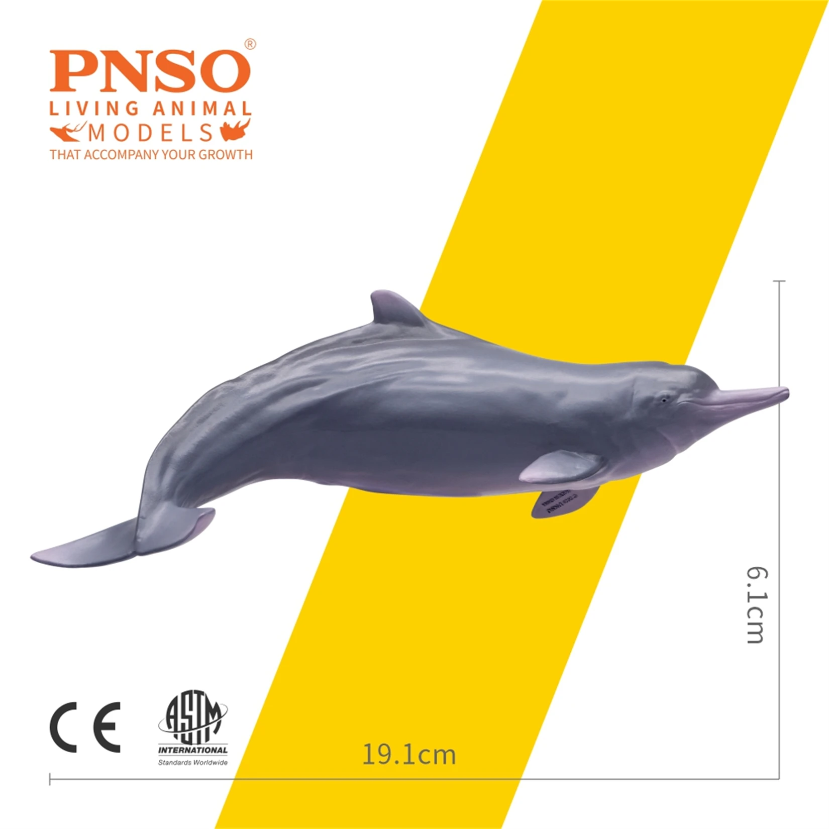 PNSO 17 Chinese White Dolphin Model Xibao Marine Mammal Animal Figure ...