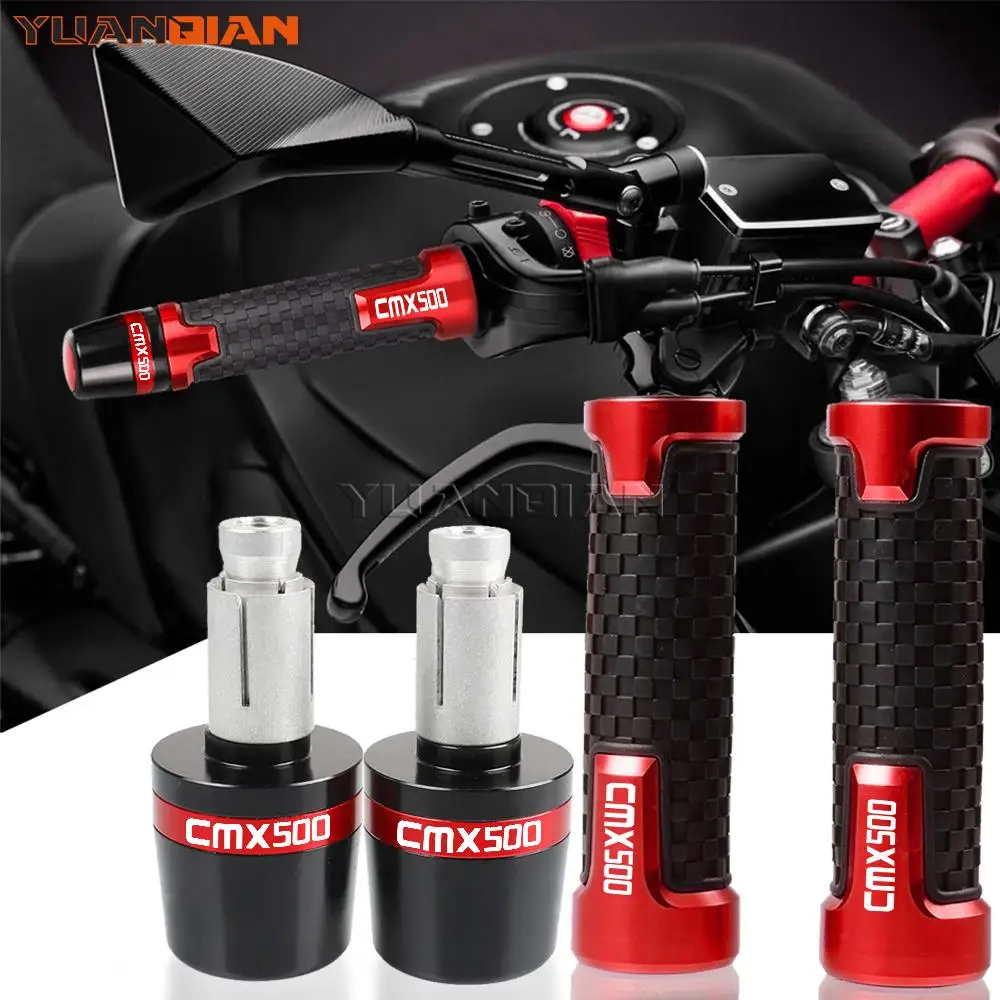 7/8" 22mm Cnc Motorcycle Handle Bar Hand Grips Handlebar Grip Ends For ...