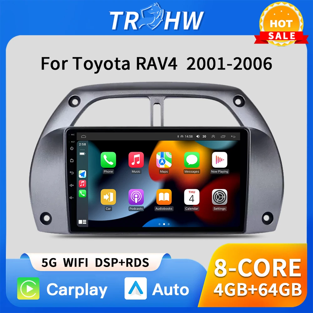 CarPlay-Android-Auto-Radio-for-Toyota-RAV4-4-2001-2015-4G-Car ...