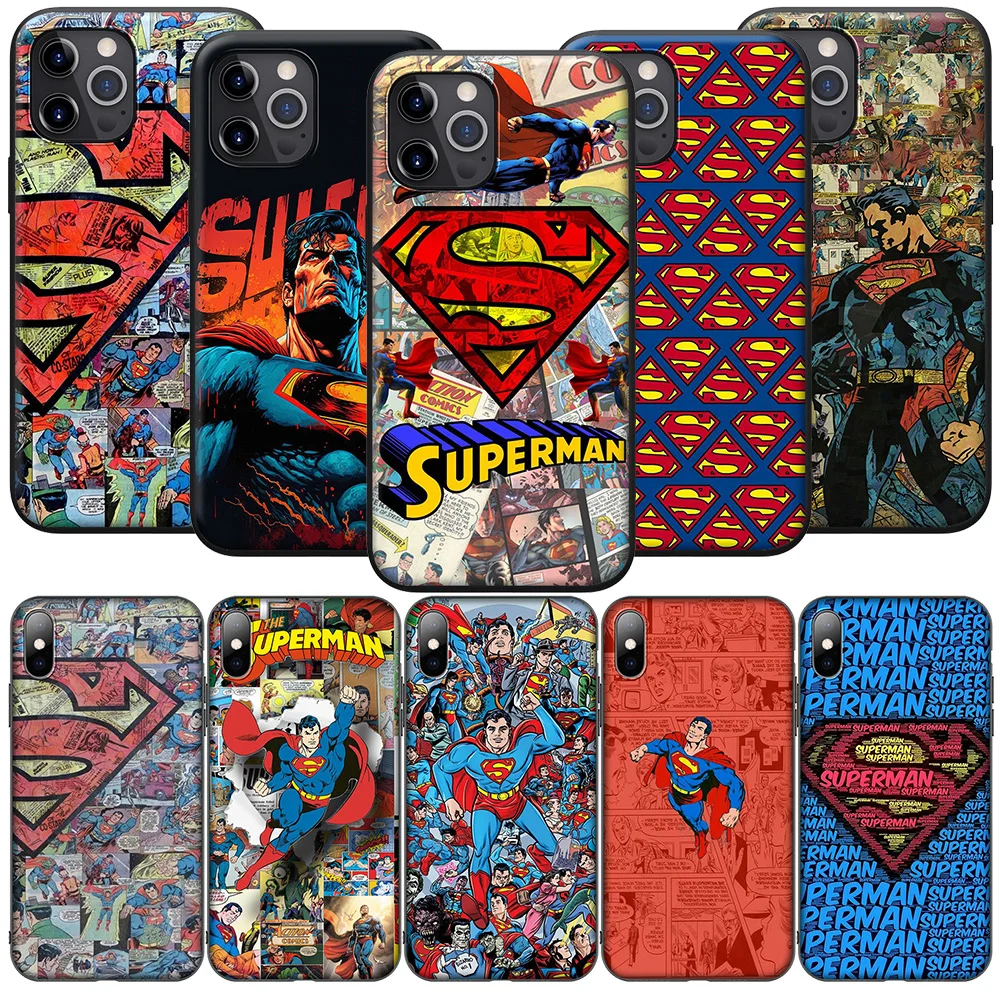 Funda-de-Superman-para-tel-fono-carcasa-de-alta-gama-para-iPhone-16-15 ...