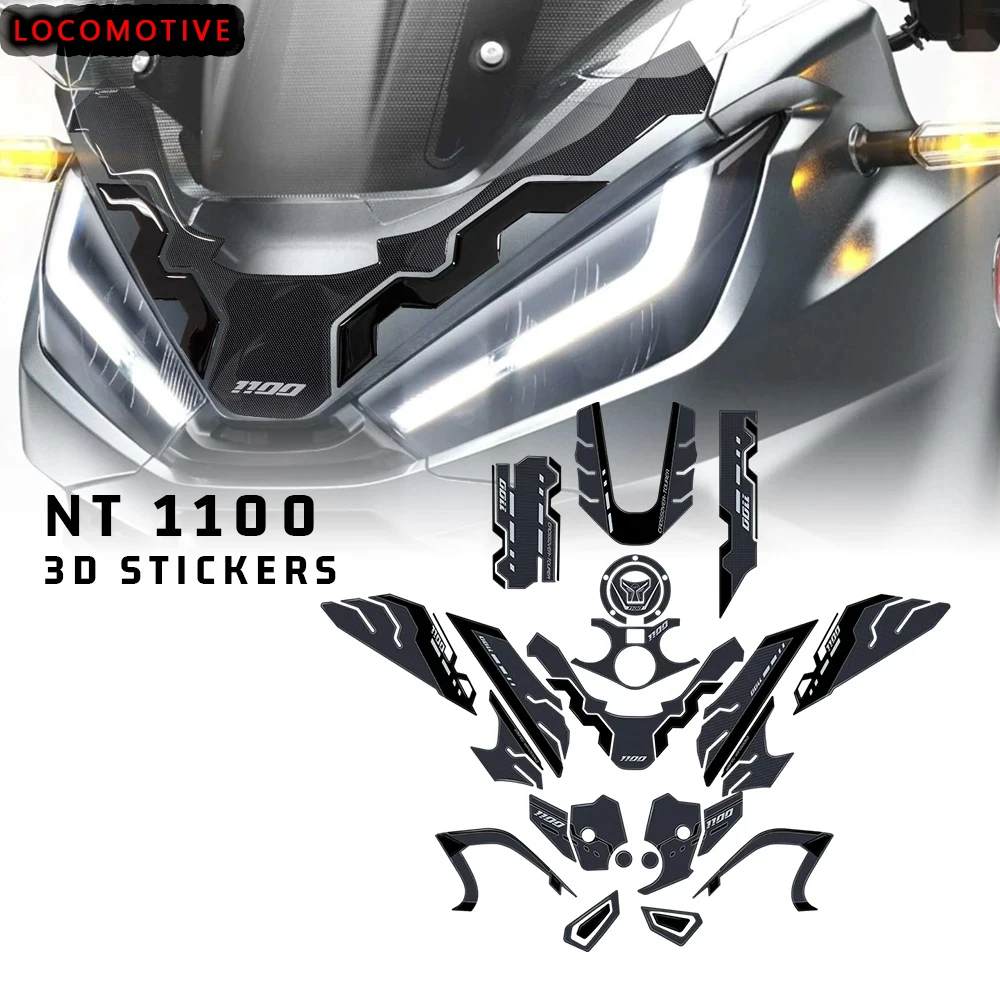 Tank-Pad-3D-Gel-Epoxy-Resin-Stickers-Kit-For-HONDA-NT1100-NT-1100-2022 ...