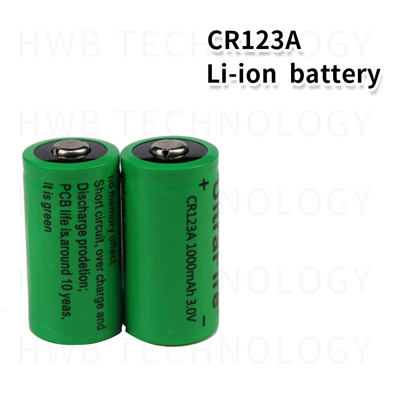 60pc 16340 1000mah 3v cr123a 16340 rechargeable battery 3.0v rcr123a ...