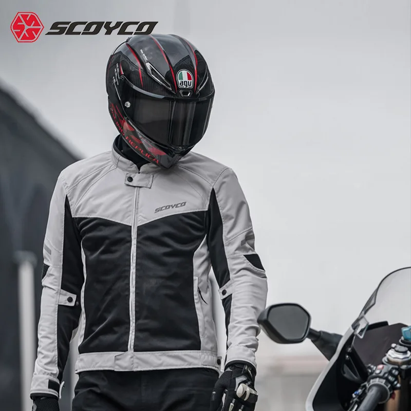 SCOYCO-Breathable-Mesh-Fashion-Motorcycle-Jacket-Built-In-CE-Protective ...