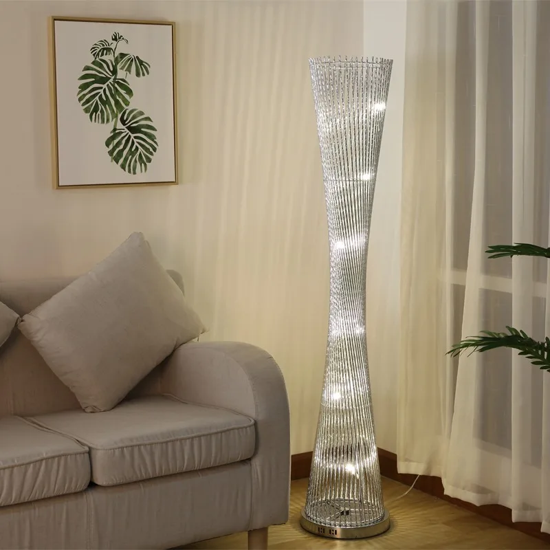 Nordic modern minimalist creative small waist floor lamp fashion ...