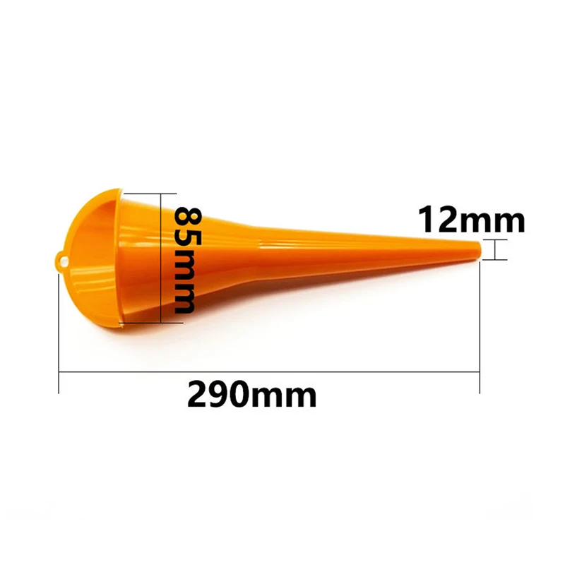 1pc Anti-splash Car Long Stem Funnel Gasoline Oil Fuel Filling Tools ...