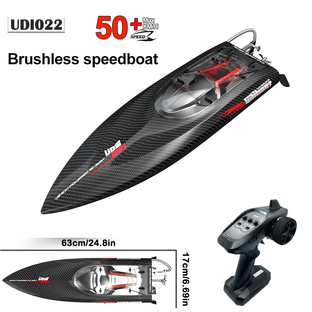 UDI022-RC-Speedboat-650MM-50KM-H-High-Speed-Boat-2-4G-Brushless-Radio ...