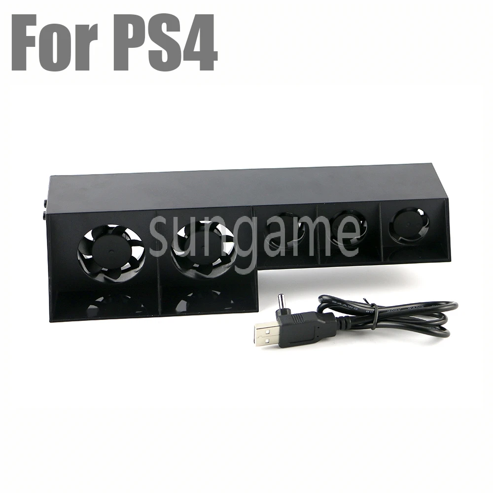 1pc For Sony PS4 Cooling Fans Side Mount Machine Game Console Host ...