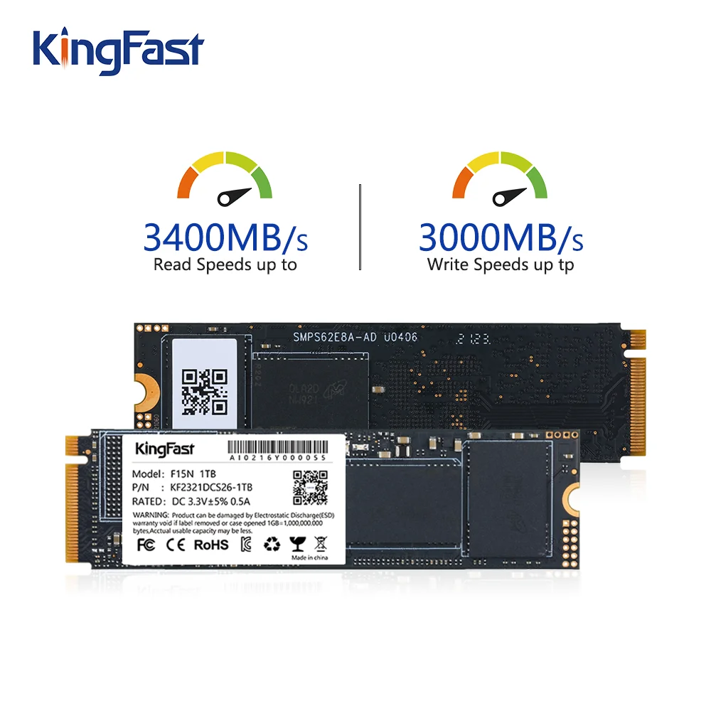 KingFast SSD M2 NVMe 1TB 2TB 256GB 512GB M.2 SSD with Dram SLC Cache M2 ...