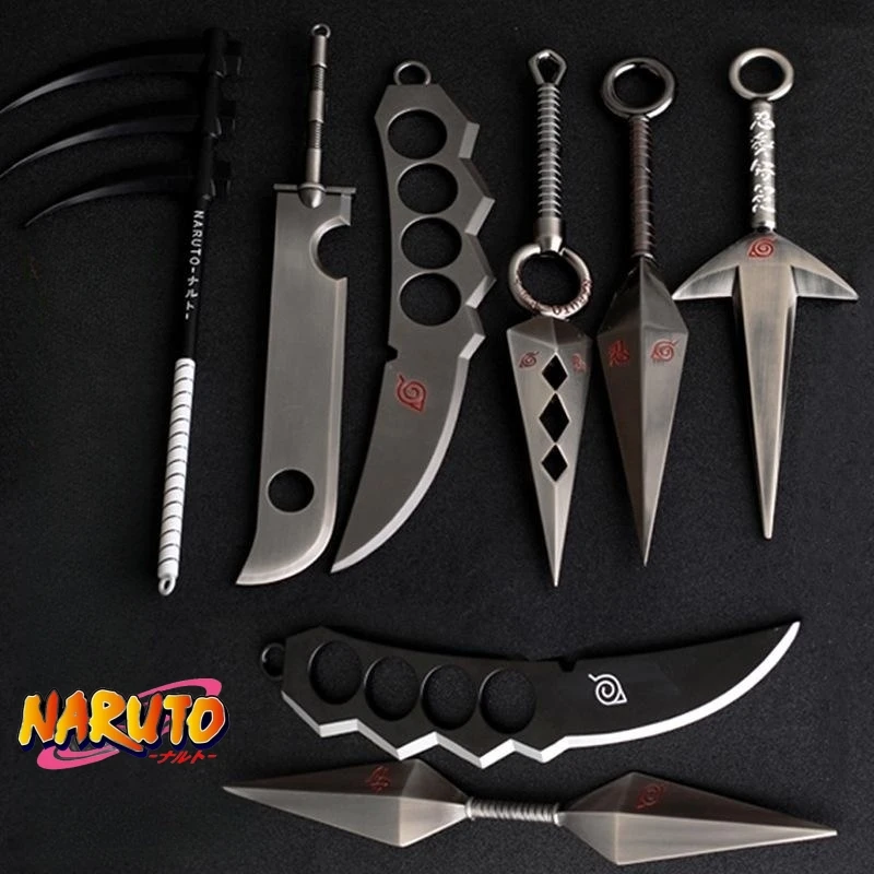 Naruto-Weapon-Model-Kunai-Yondaime-Hokage-Flying-Thunder-God-Shuriken ...