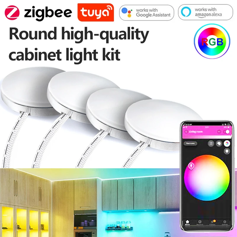 Zigbee-3-0-LED-Under-Cabinet-Lighting-Dimming-RGB-Kitchen-Counter ...