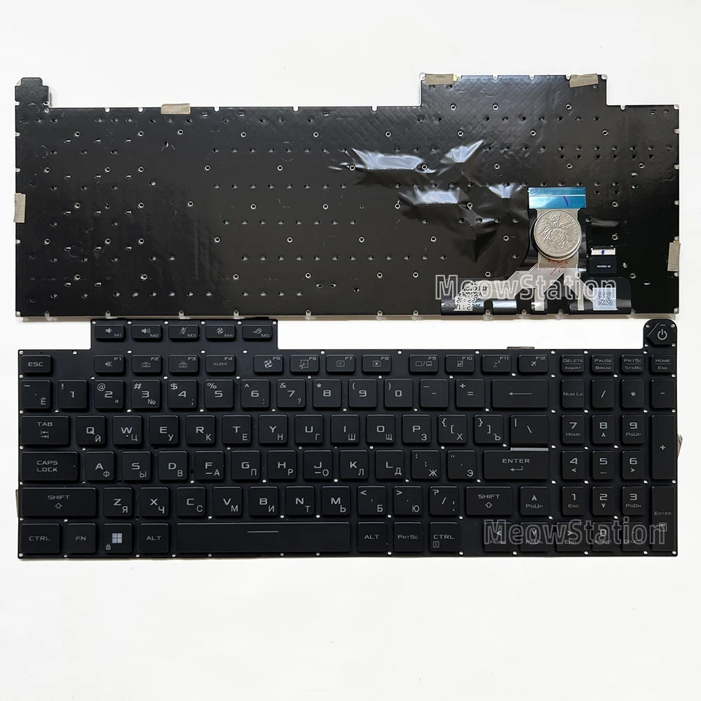 US/Russian Per-Key RGB Backlit Keyboard For ASUS ROG G814 G814J G814JI ...