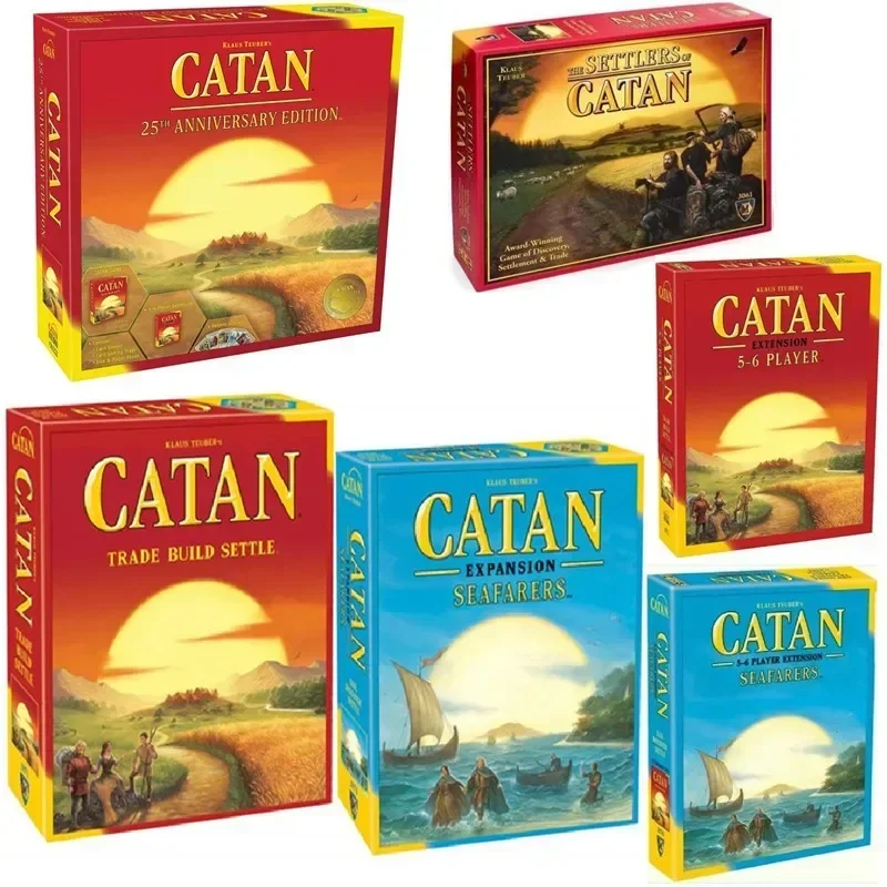 English-Version-Catan-Board-Game-Puzzle-Leisure-Toy-2-8-Pessoas-Party ...