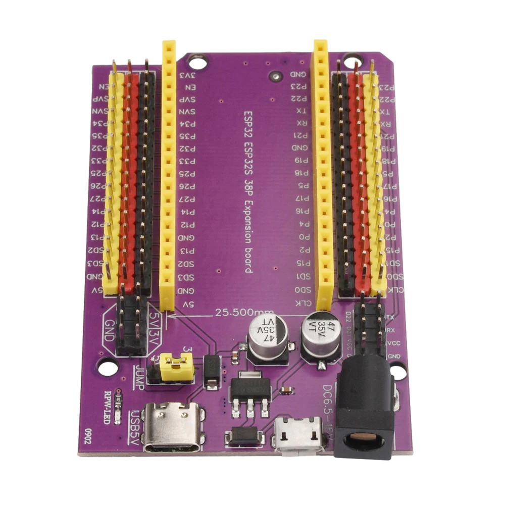 ESP32-38PIN-Development-Board-TYPE-C-MICRO-USB-Can-Be-Equipped-With ...