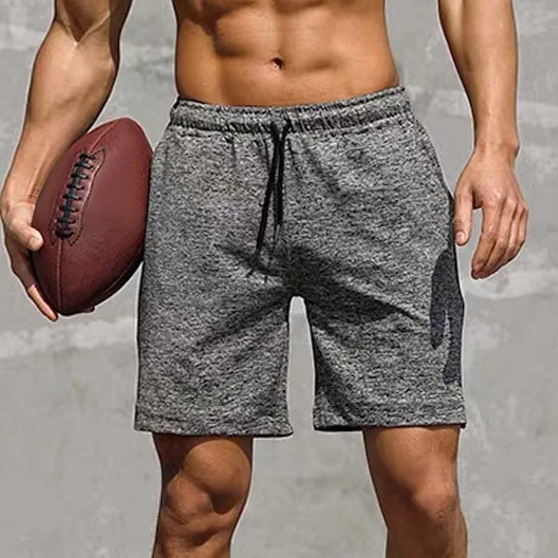 Quick Dry Running Shorts Men Solid Sports Clothing Fitness Bodybuilding ...