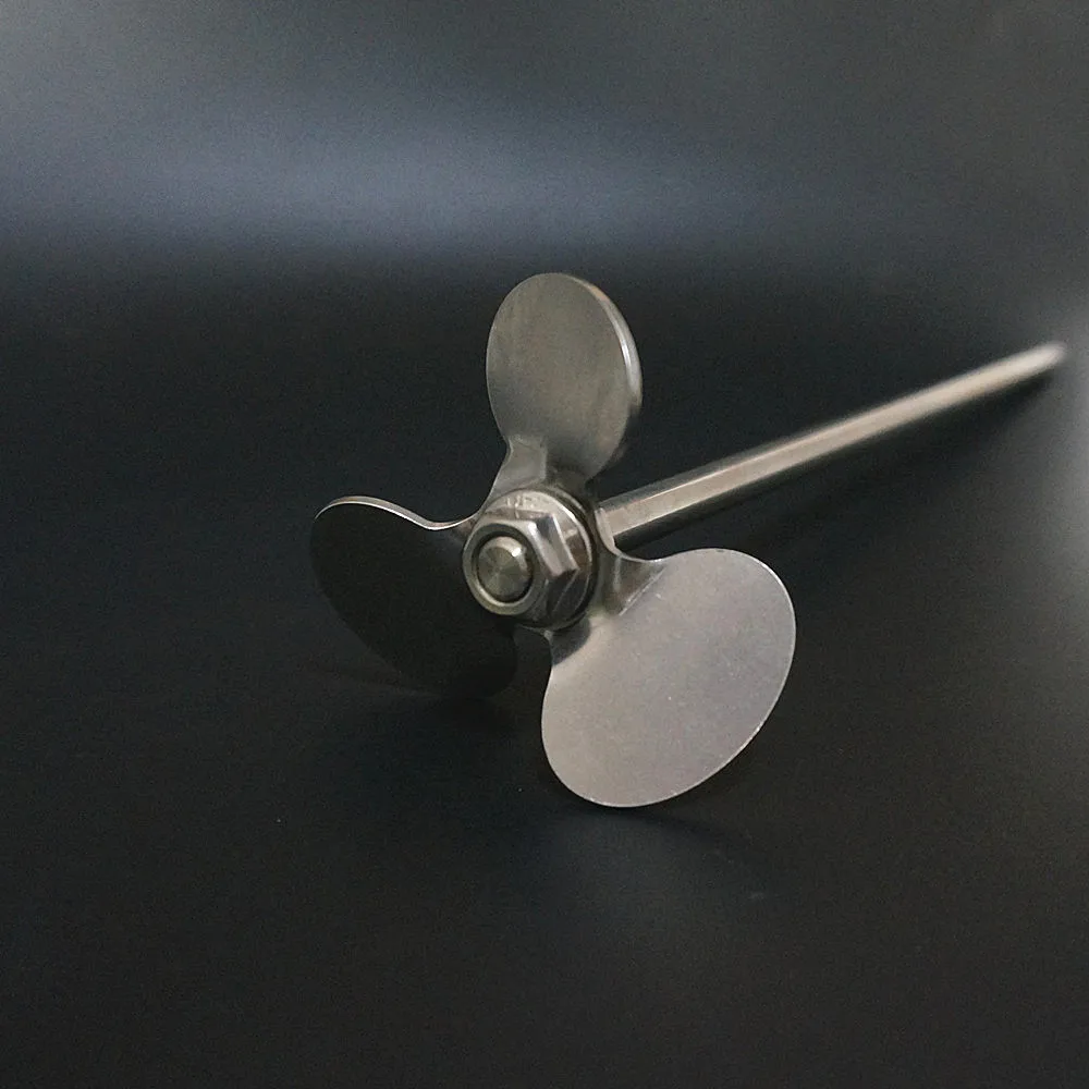 1pcs 304 stainless steel three leaf type Stirrer Paddle DIA 4cm to 12cm ...