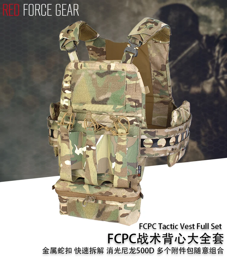 RFG-TACTICAL-FCPC-V5-Lightweight-Tactical-Vest-Large-full-Set-Pharaoh ...