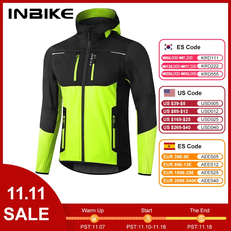 INBIKE-Men-s-Winter-Cycling-Jacket-With-Hood-Warm-Fleece-Windbreaker-Coat-For-Men-Windproof ...