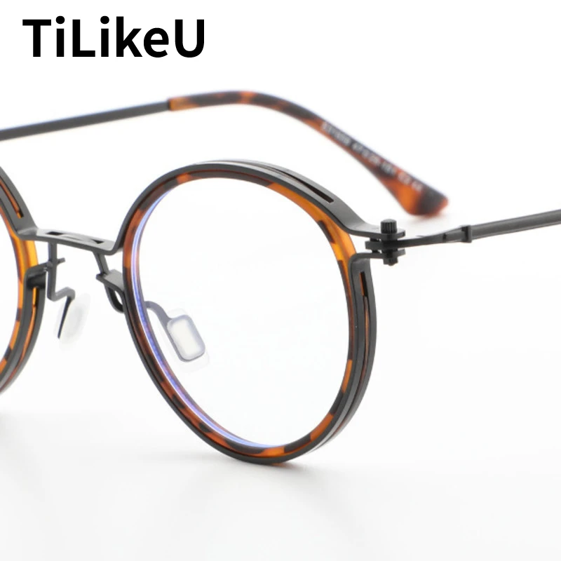 Luxury-Retro-Acetate-Large-Round-Eyeglass-Frame-Men-Optical ...