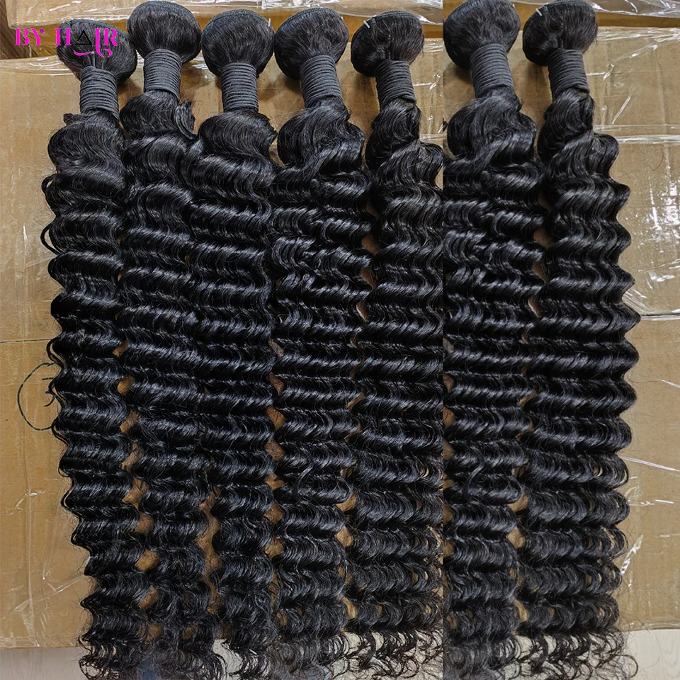 Deep-Wave-Bundles-100-Human-Hair-28-30-32-Inch-Brazilian-Remy-Weave ...