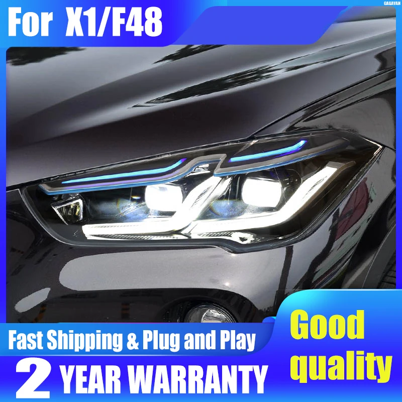 Car-Lights-for-BMW-X1-F48-F49-LED-Headlight-2016-2019-X1-Head-Lamp-Drl ...