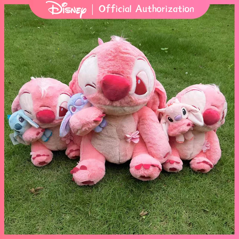 30-45CM-New-Disney-Sakura-Lilo-Stitch-Doll-Cartoon-Pink-Plush-Toy-Cute ...