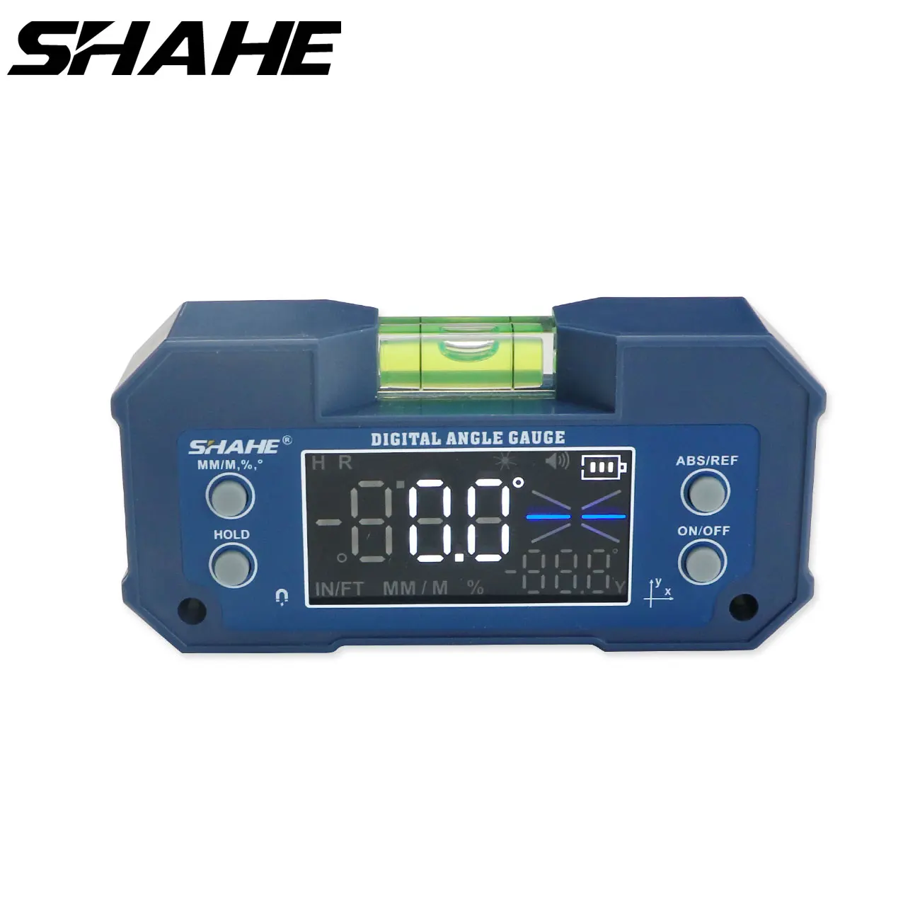 SHAHE MINI Magnetic Level Gauge Inclinometer Rechargable Angle ...
